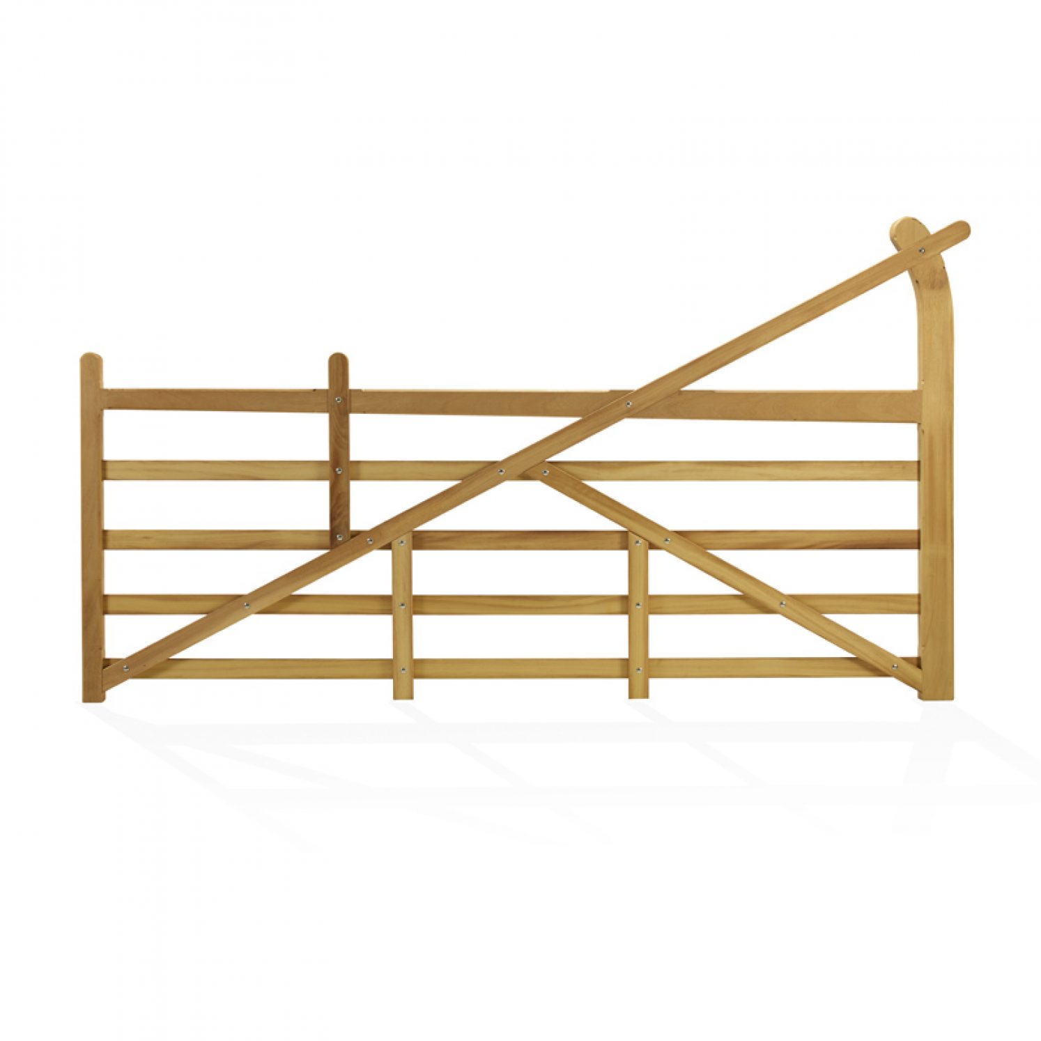Cleft Chestnut 5 Bar Gate - Chestnut Gates | FSF Fencing Supplies