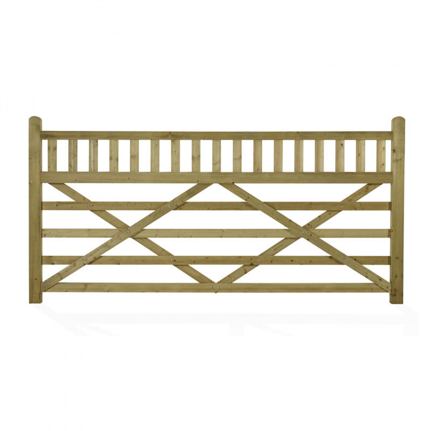 Cleft Chestnut 5 Bar Gate - Chestnut Gates | FSF Fencing Supplies