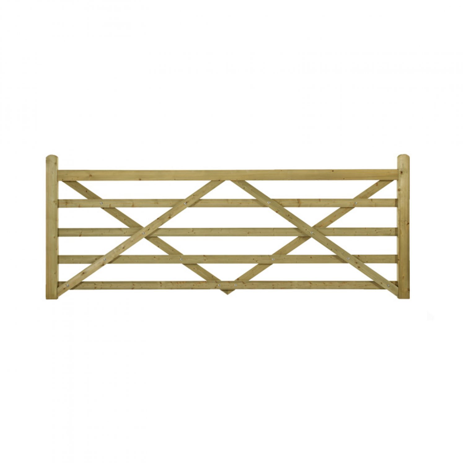 Cleft Chestnut 5 Bar Gate - Chestnut Gates | FSF Fencing Supplies