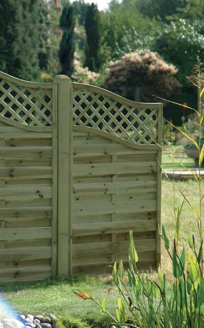 Omega Wing - Timber Panel | Garden Fencing | Ashford Kent