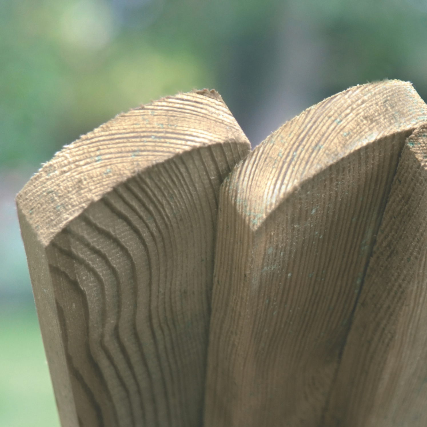 Sawn Rounded Top Pales | Timber Posts | Timber Fencing | Ashford Kent