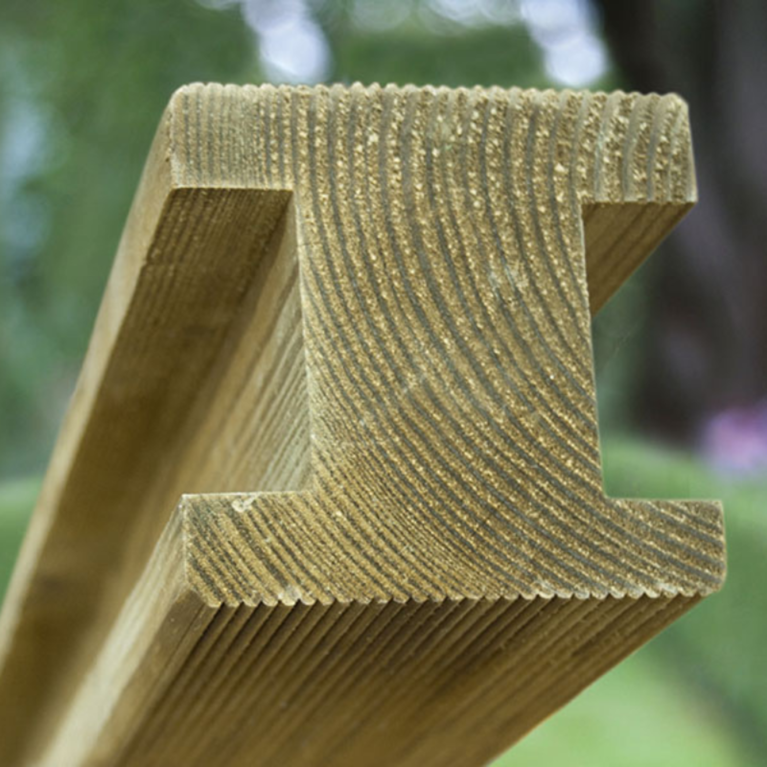 Planed & Ribbed Pine Posts | Timber Fencing | Ashford Kent