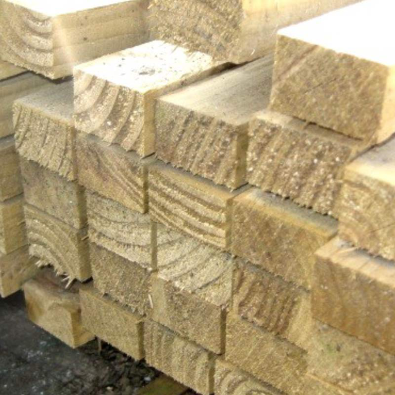 Square Sawn Rails | Timber Posts | Timber Fencing | Ashford Kent