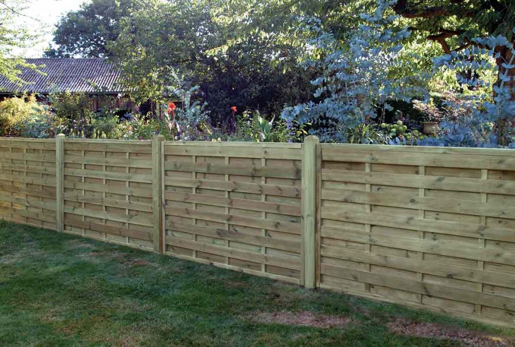 Square Horizontal | Timber Panel | Garden Fencing | Ashford Kent