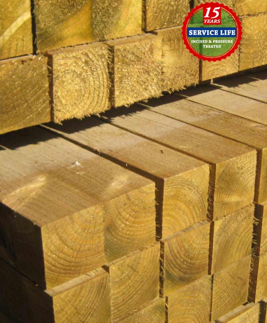 Timber Fence Posts | Buy Timber Posts Online at FSF Fencing Supplies in ...
