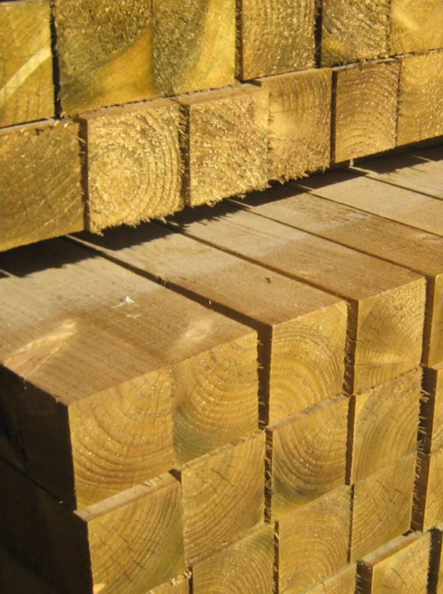 Full Round Machined Posts | Timber Posts | Fencing | Ashford Kent