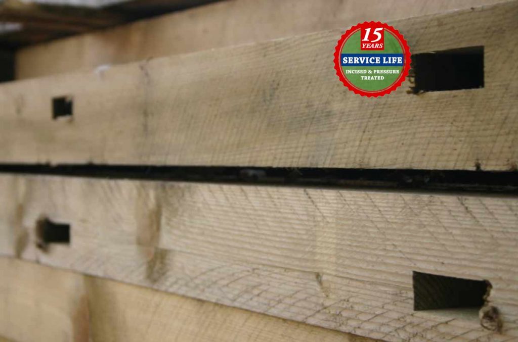 Timber Morticed Posts - Featheredge Fencing | Ashford Kent