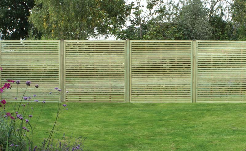Slatted Panel - Timber Panels | Garden Fencing | Ashford Kent