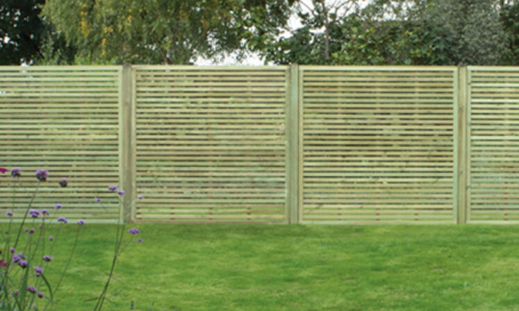 Square Horizontal | Timber Panel | Garden Fencing | Ashford Kent