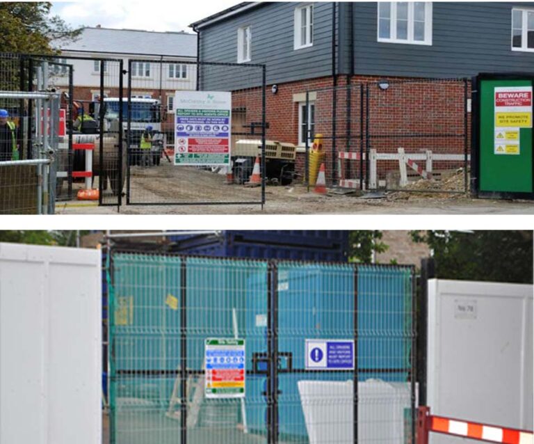 Construction Site Gates in Ashford, Kent | Leaf, Mesh, Pedestrian and ...