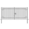 2.4m High Steel Palisade Gate - Double Leaf - Buy Online