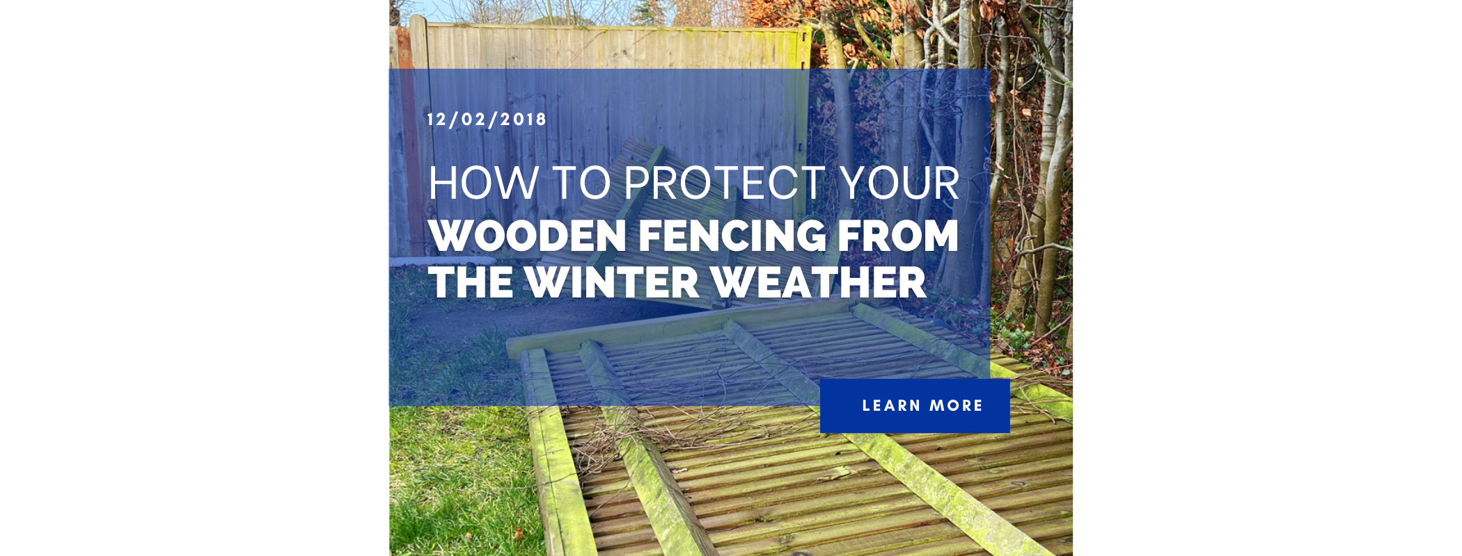 How to protect your wooden fencing from the Winter Weather - FSF ...