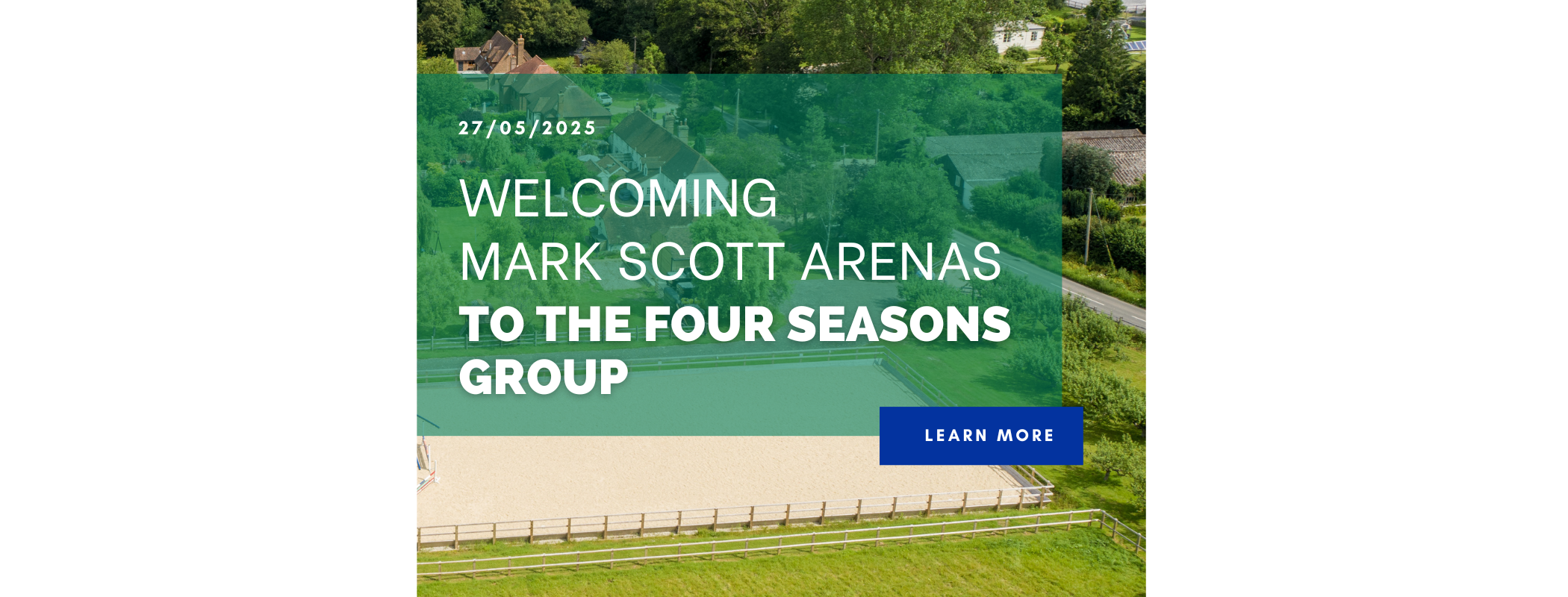 Welcoming Mark Scott Arenas to the Four Seasons group